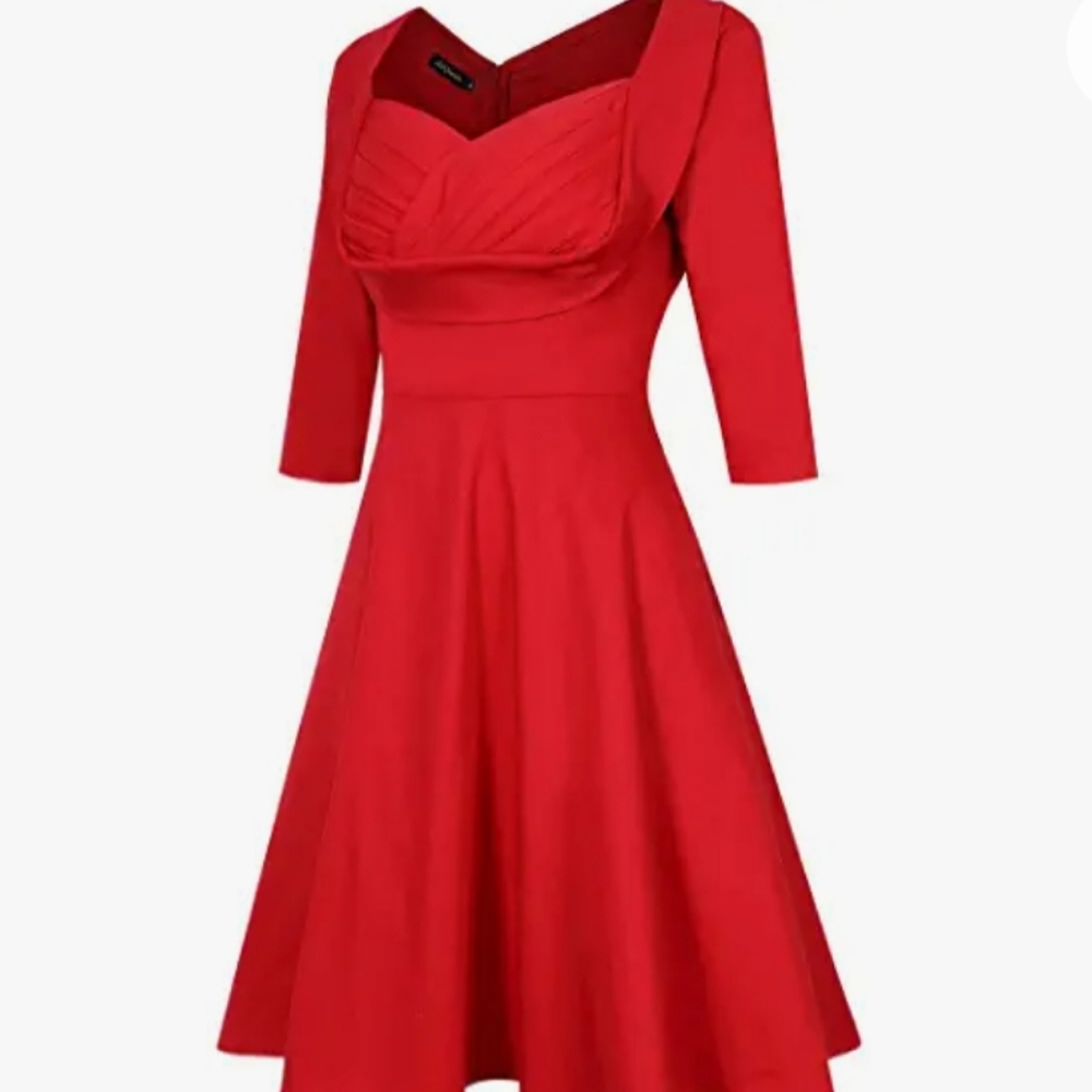 Hiqueen 50s Retro Swing Dress - Gem